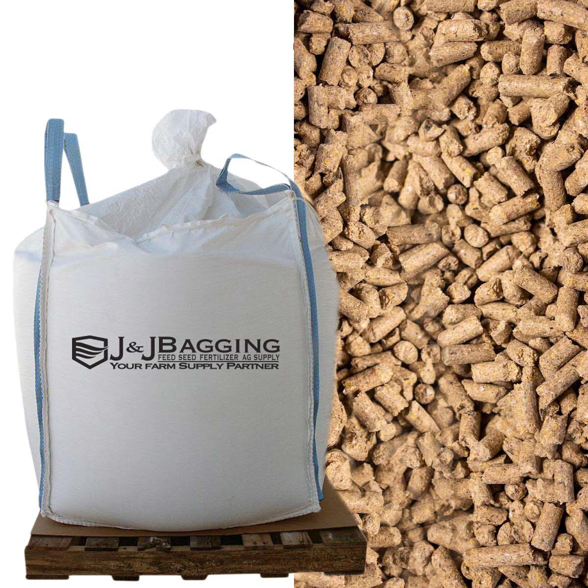 14% ALL STOCK PELLETS 2000#TOTE – Sacs Supply & Outfitters
